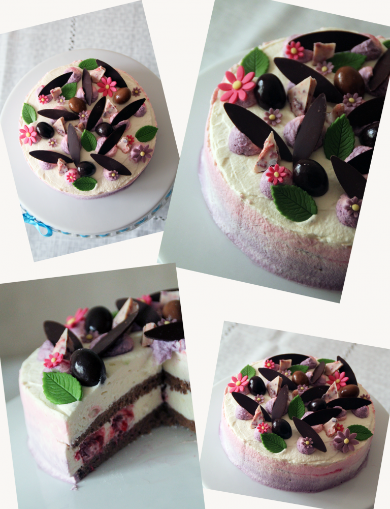 Rêve de gourmandises » Entremets très simple aux fruits rouges