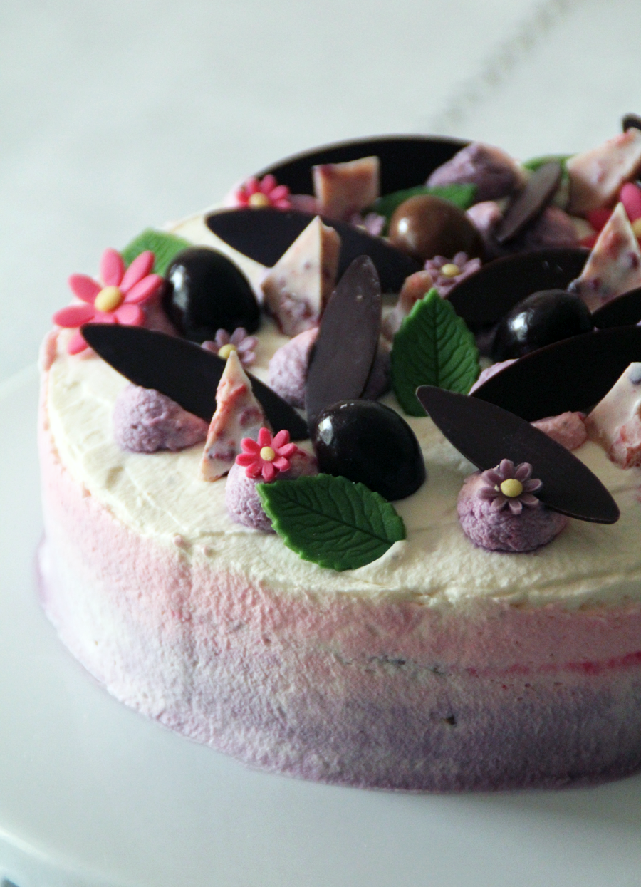 Rêve de gourmandises » Entremets très simple aux fruits rouges