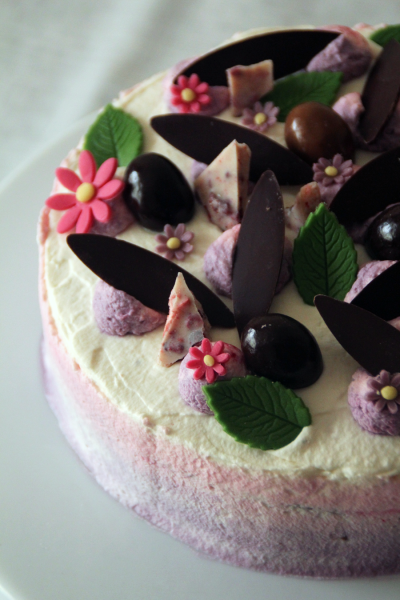 Rêve de gourmandises » Entremets très simple aux fruits rouges