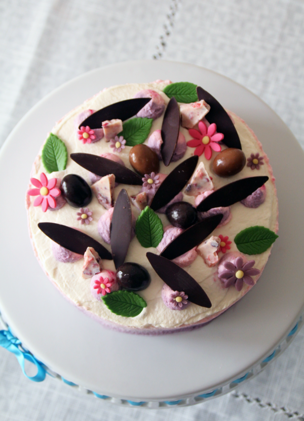 Rêve de gourmandises » Entremets très simple aux fruits rouges